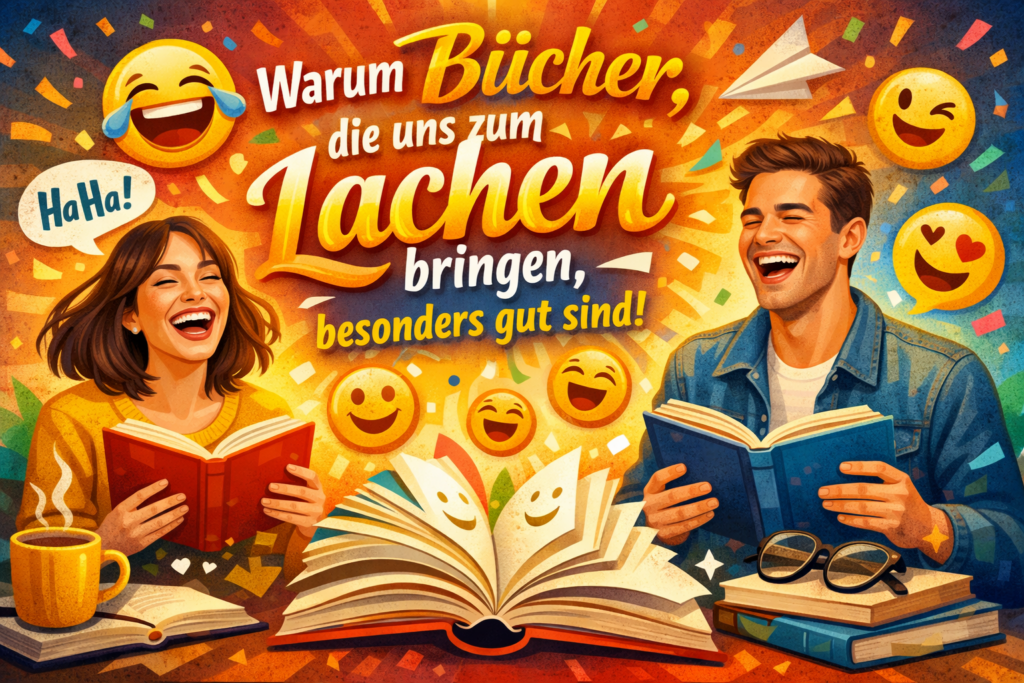 Warum Bücher, die uns zum Lachen bringen, besonders gut sind! - Mein ...